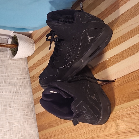 Nike | Shoes | Nike Jordan Sc3 Flight Triple Black Sneakers | Poshmark